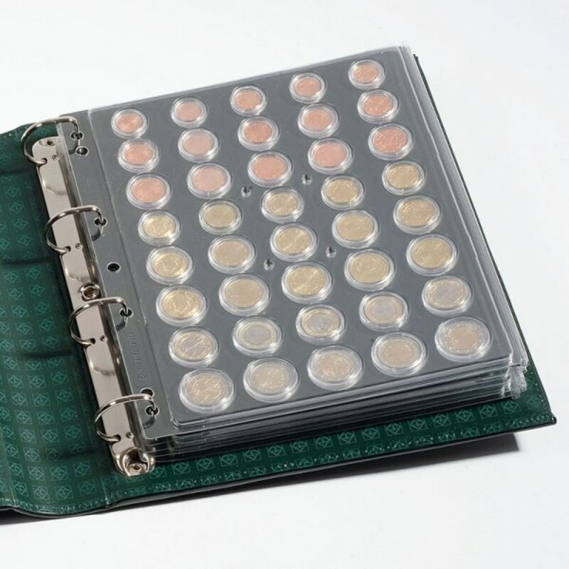 Rezerva clasor pentru monede, Leuchtturm, Plastic, Transparent - 430 ...