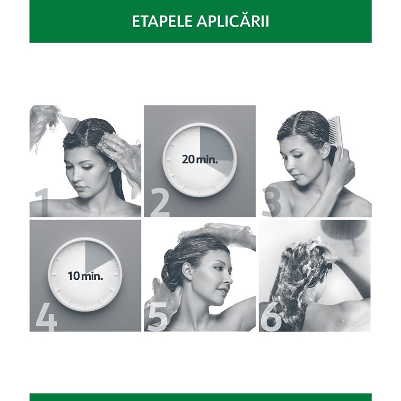 Set Vopsea de Par Permanenta Loncolor Natura 4.5 Castaniu Mahon, 3 ...