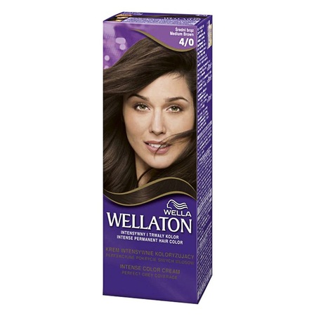 Set Vopsea de Par Permanenta Wella Wellaton Intense Color Creme 4/0 ...