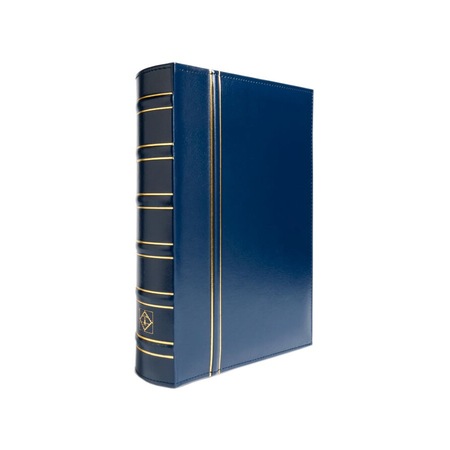 Album clasor pentru timbre, Leuchtturm, Piele, Albastru - 430-0078 ...