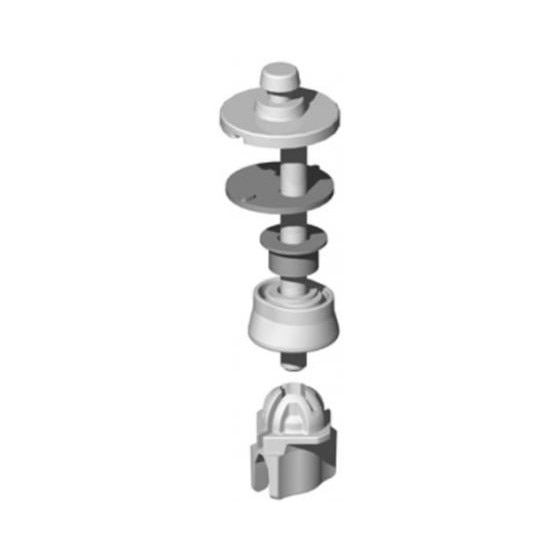 Balamale pentru toaleta din plastic MKW B927-0099 MKW Kunststofftechnik ...
