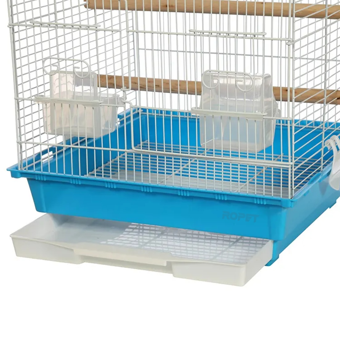 Colivie pentru pasari 40X40X57 cm, Tava Albastra - eMAG.ro