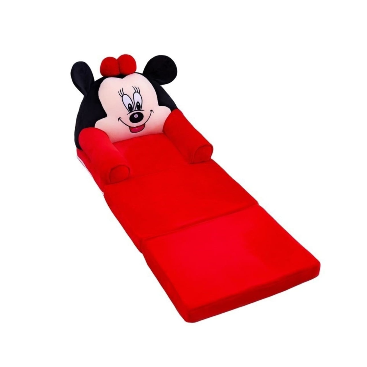 Fotoliu de plus extensibil, Minnie, rosu, 3 segmente, 180 cm, 6 an+ ...