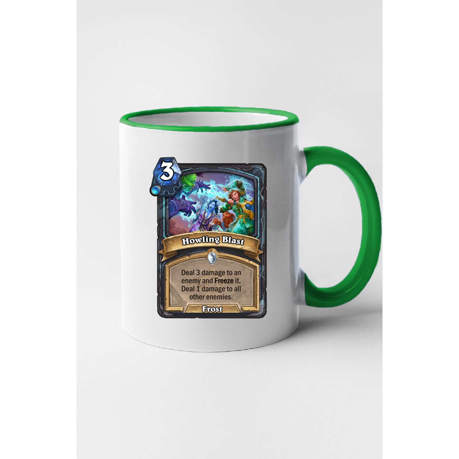 Cana personalizata cu imprimeu HearthStone - Howling Blast, Ceramica ...