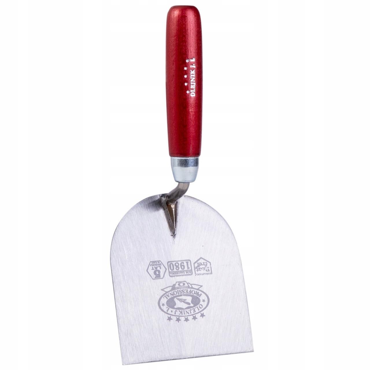 Mistrie inox, semirotunda, 12 cm, maner lemn, Olejnik - eMAG.ro