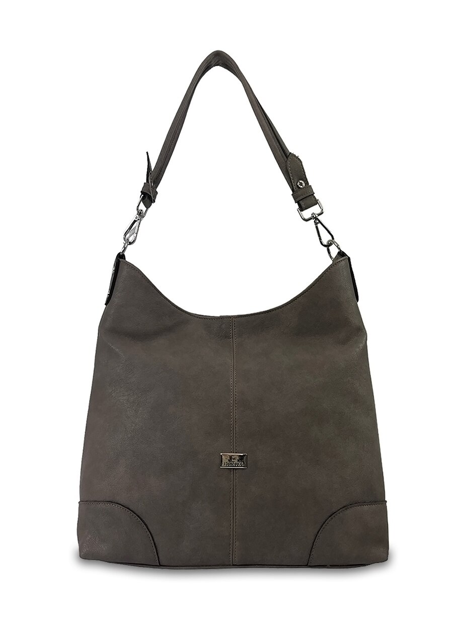 Geanta dama, Hunter, Piele, Gri - eMAG.ro