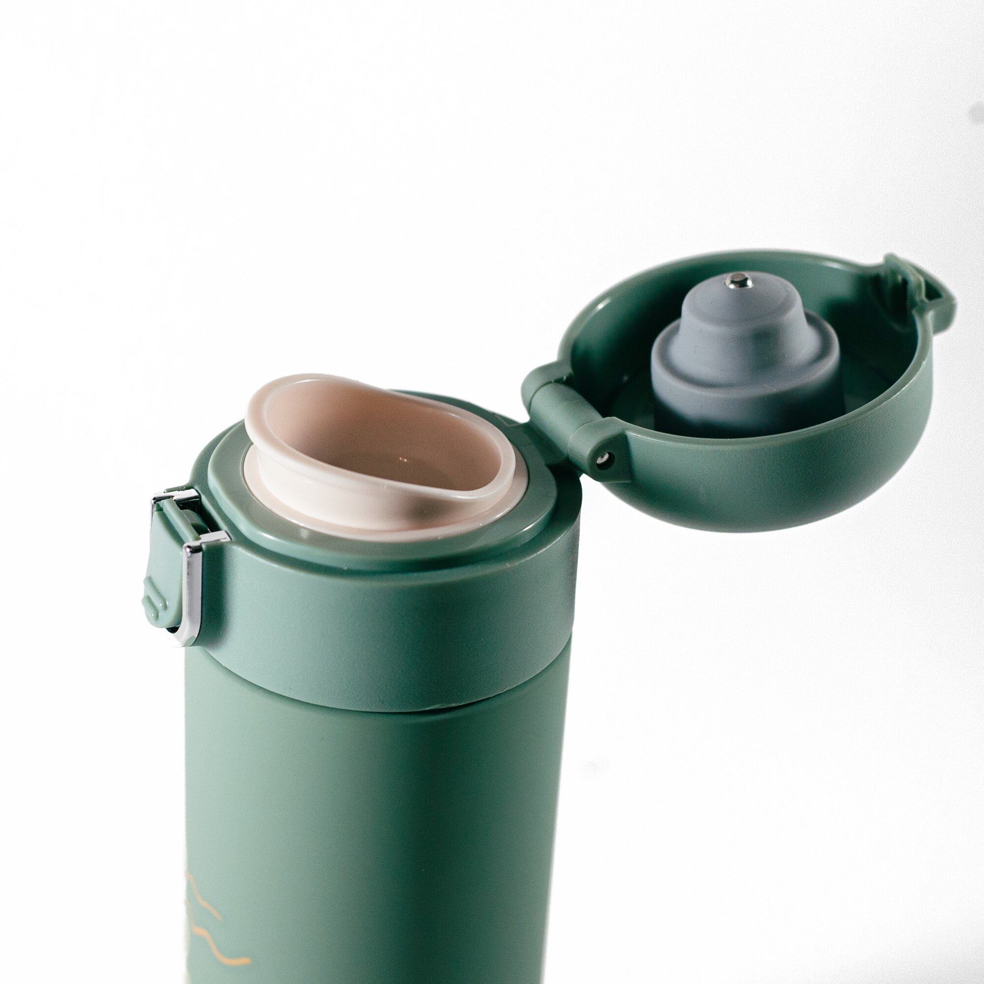 Termos Smart H2OUSE Macha Green, 400ml, afisaj LED - eMAG.ro