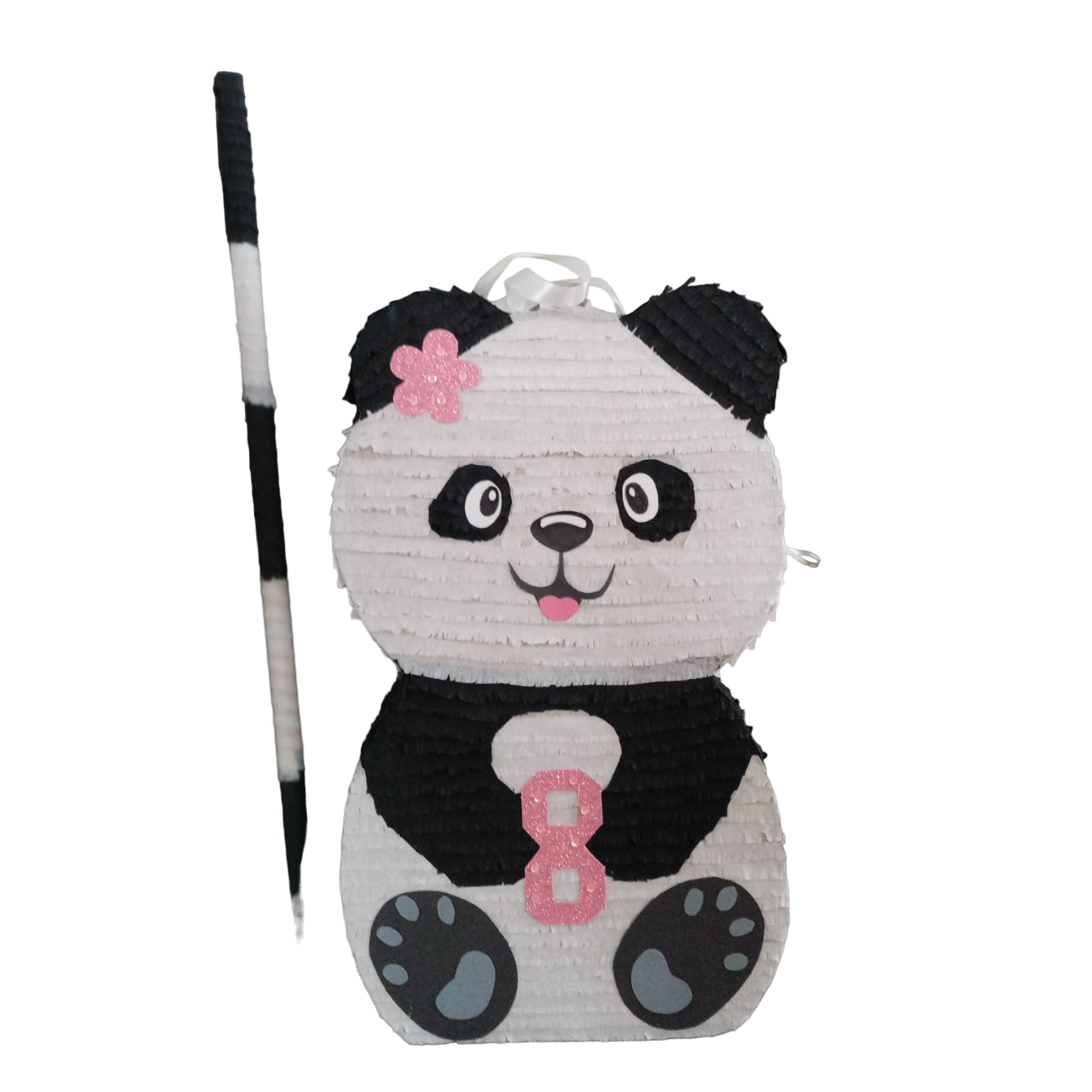 Pinata model Urs Panda, 60 cm, alb/negru - eMAG.ro