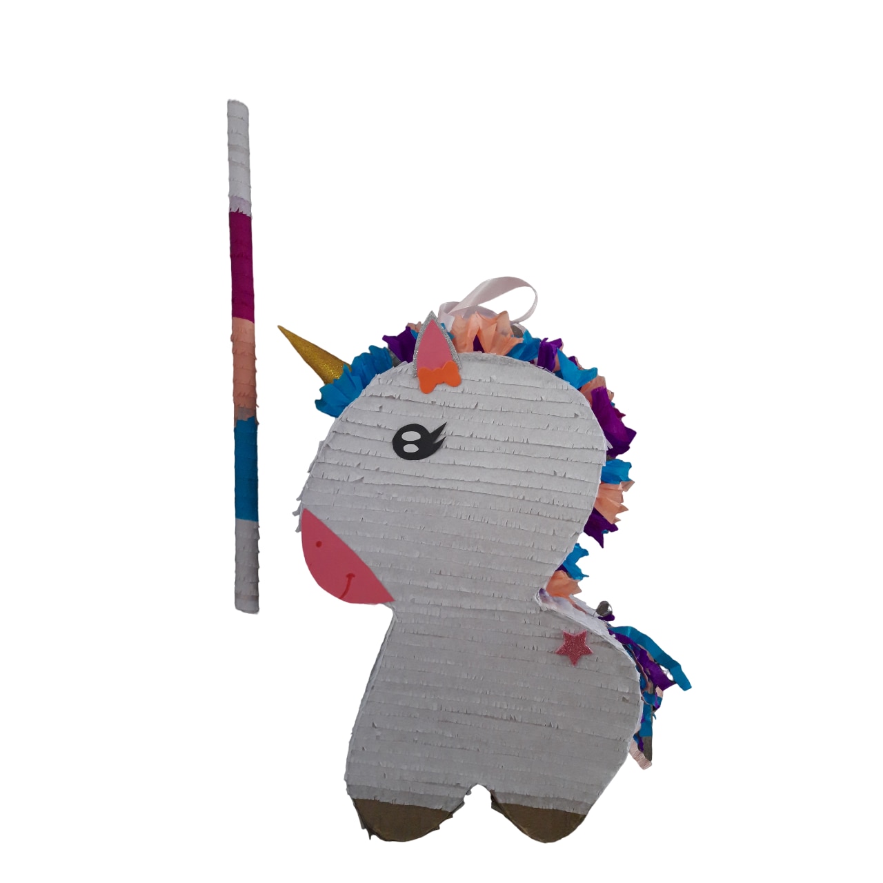 Pinata model pui Unicorn,45 cm, alb - eMAG.ro