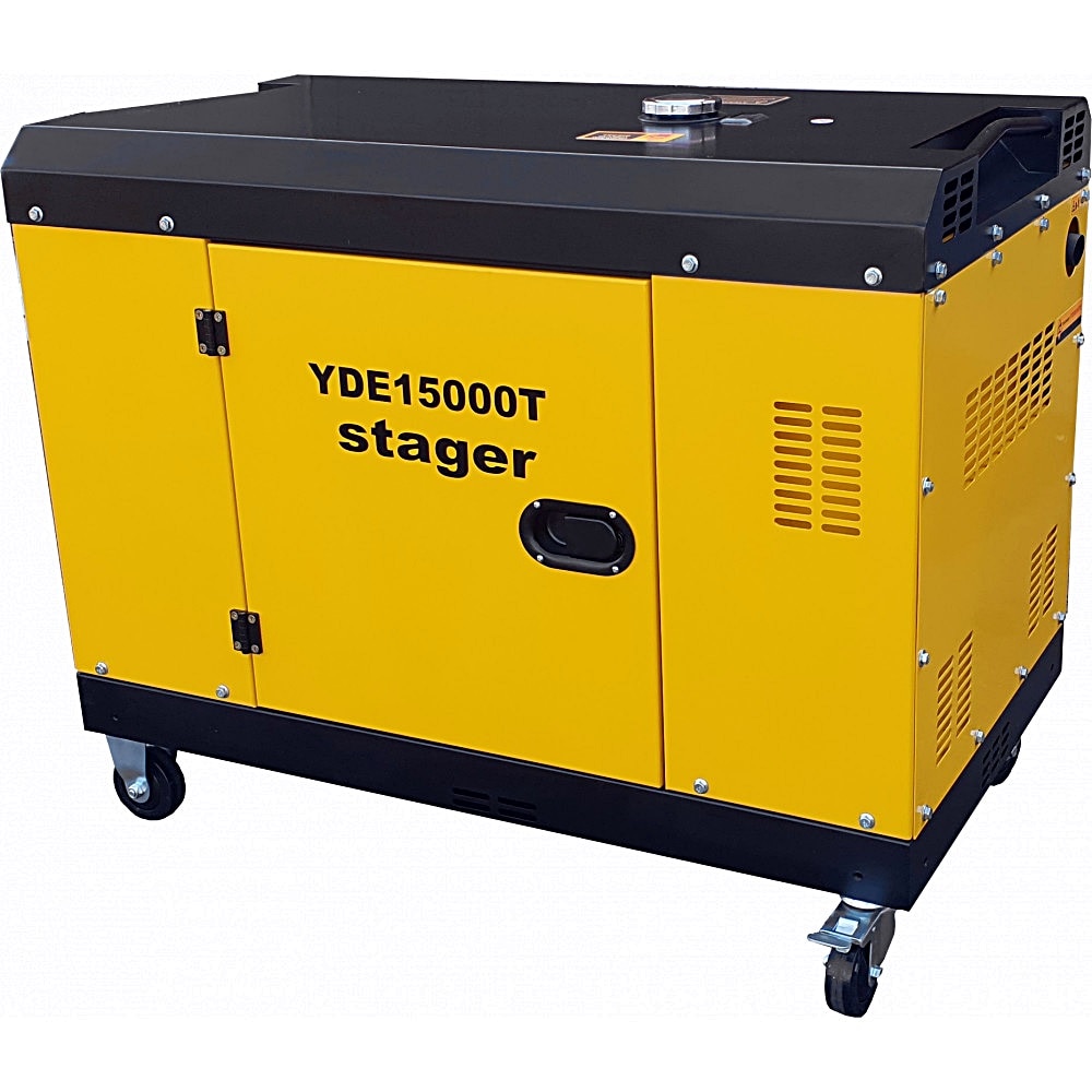 Generator insonorizat Stager YDE15000T, diesel, 230V, 12kVA - eMAG.ro