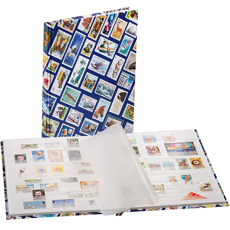 Album clasor pentru timbre, Leutchtturm, Carton, Multicolor - 430-0050 ...