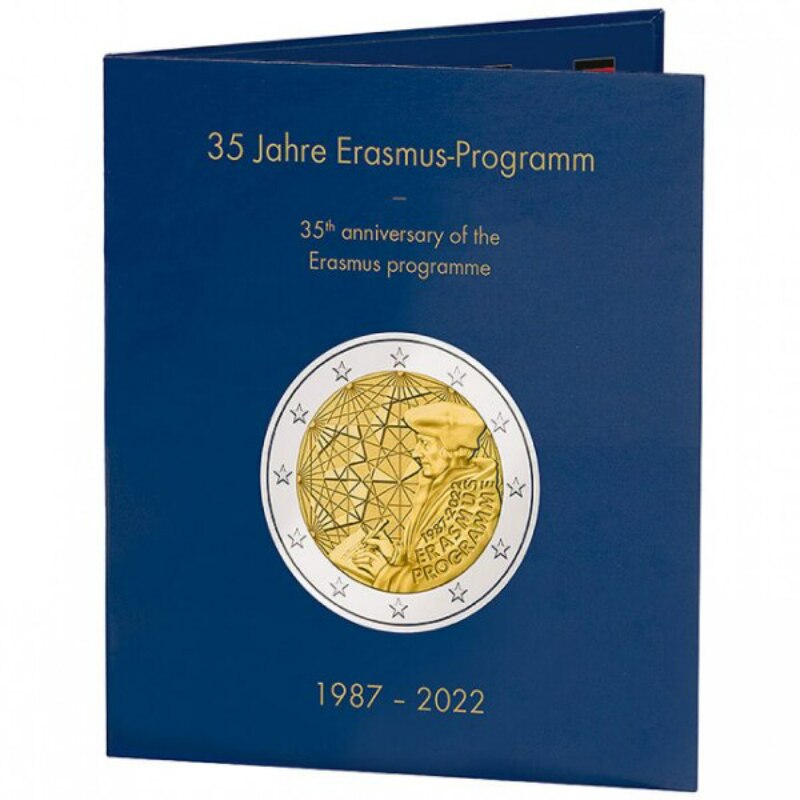 Album clasor pentru monede, Leutchtturm, Carton, Albastru - 430-0240 ...