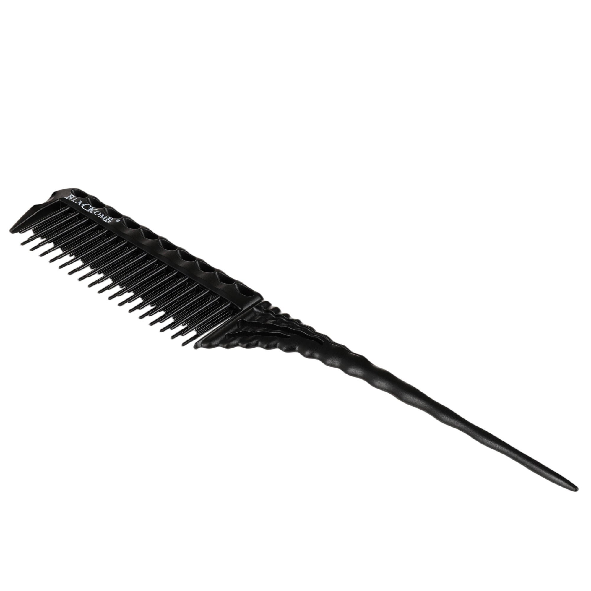 Pieptene cu maner, BlaCKomb, Negru - eMAG.ro