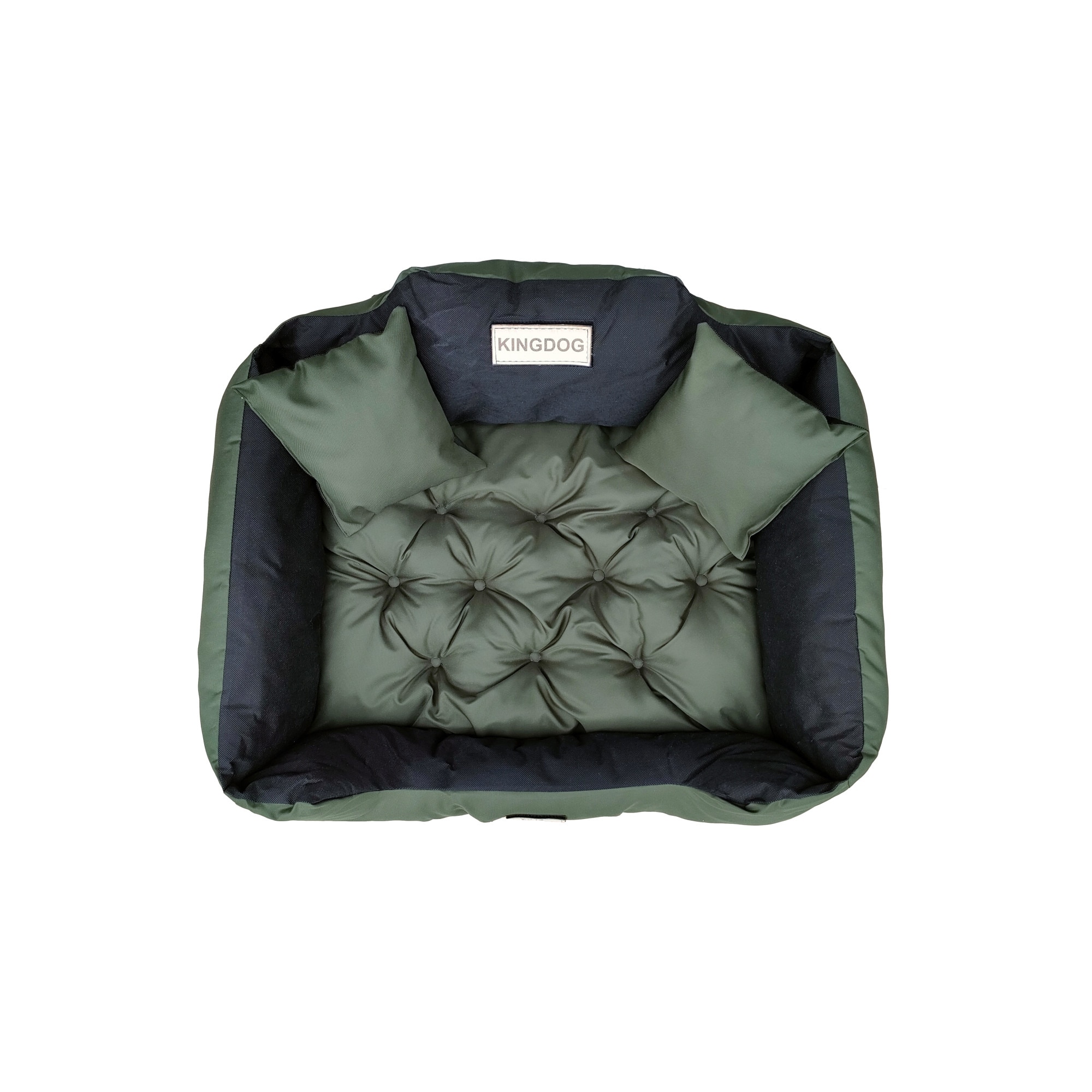 Pat pentru caini 115x95 cm, Culoare Verde - eMAG.ro