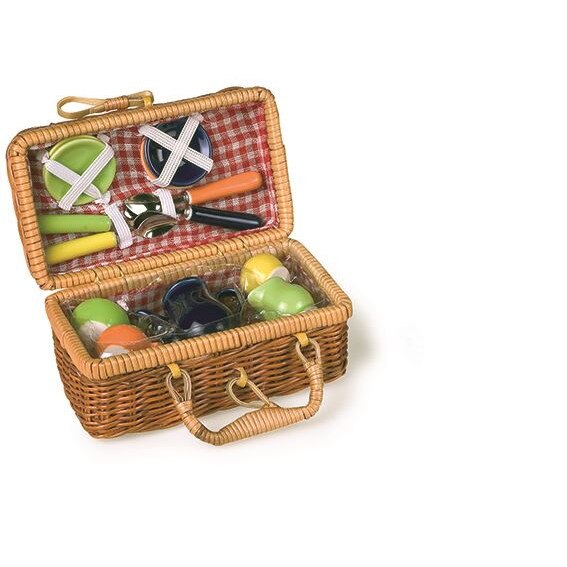 Cosulet de picnic Legler cu accesorii pentru papusi - eMAG.ro