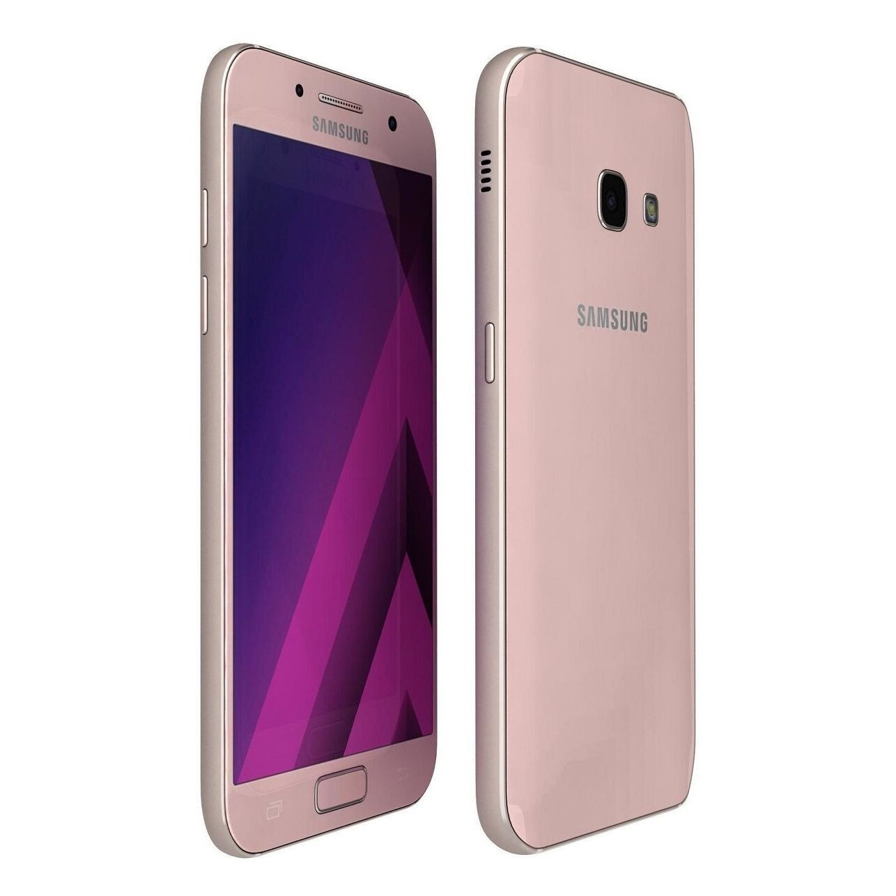 Смартфон Samsung SM-A320F Galaxy A3 (2017), Розов - eMAG.bg
