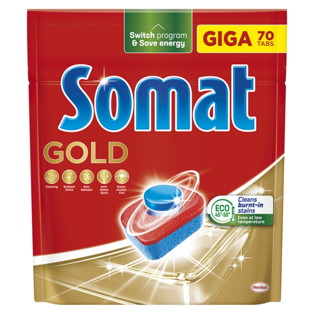 Somat Gold mosogatógép tabletta, 70 db - eMAG.hu