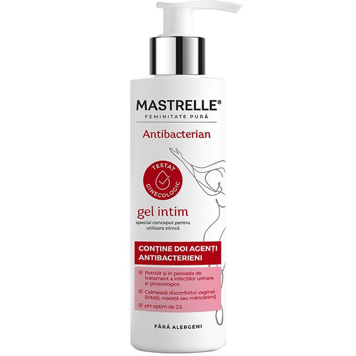 Gel intim antibacterian Mastrelle, 200 ml, Fiterman - eMAG.ro