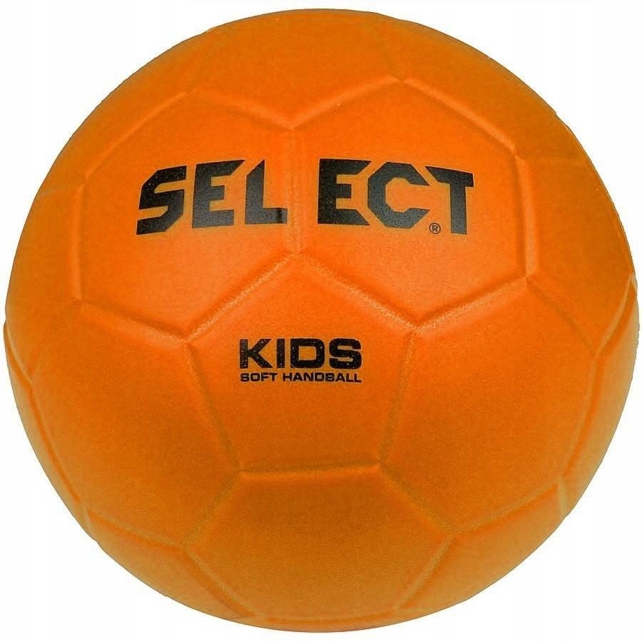 Minge handbal Select HB Soft Kids, Poliuretan, Marime 0, Portocaliu ...