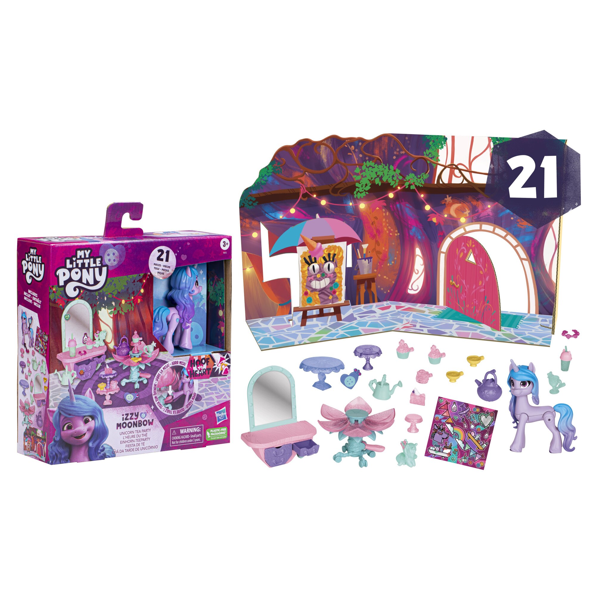 Set de joaca My Little Pony - Unicorn tea party, Izzy Moonbow - eMAG.ro
