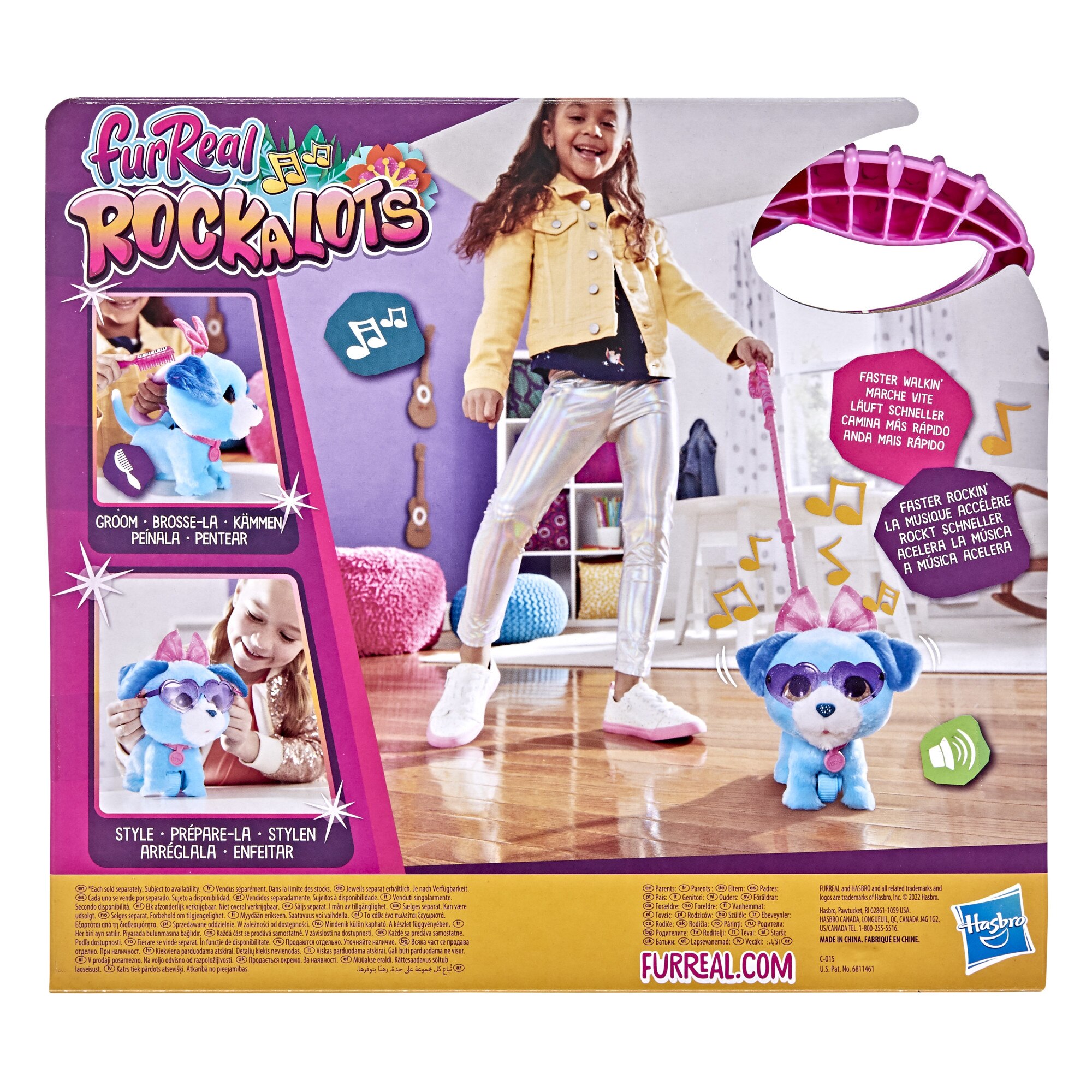 Jucarie interactiva Furreal Friends - Catelusa Rockalots - eMAG.ro
