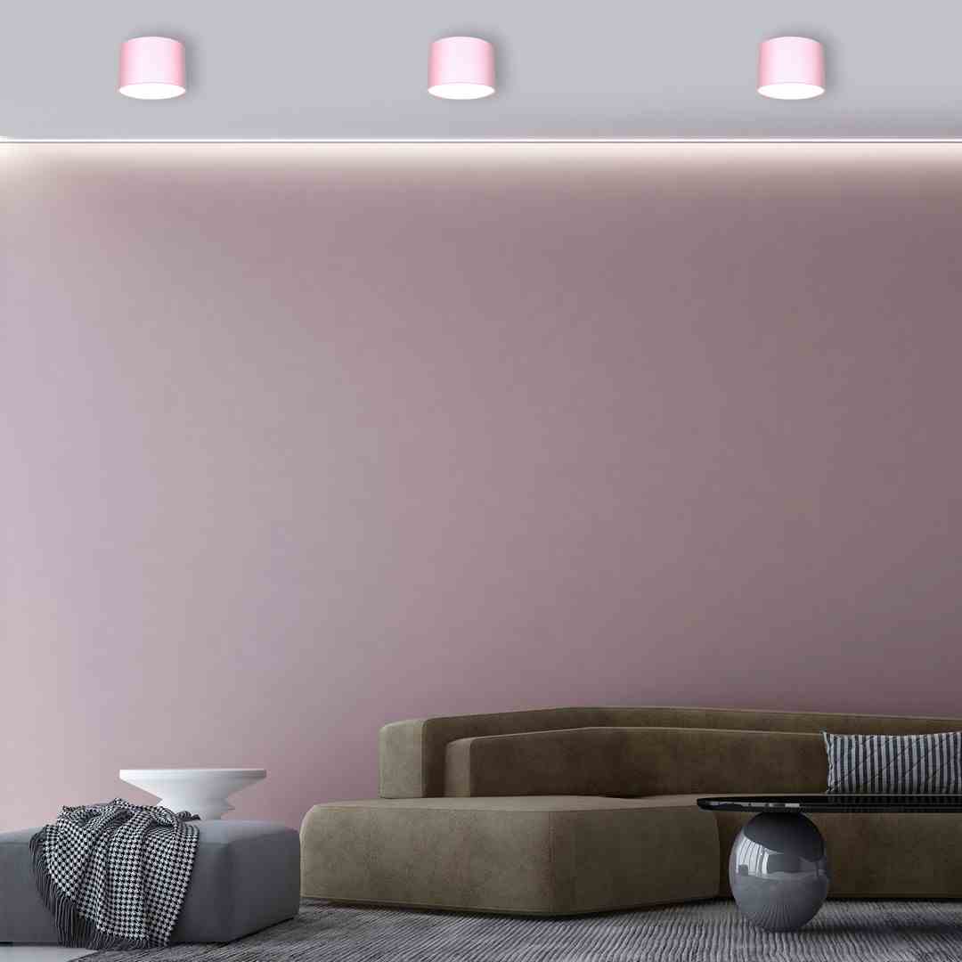 Plafoniera, Milagro, Dixie, 1xGX53, Roz - eMAG.ro