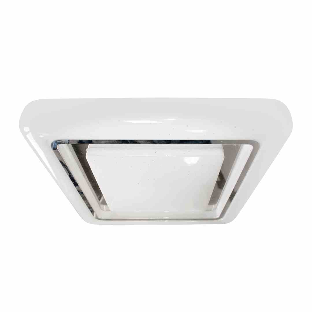 Plafoniera, Milagro, Metal, LED, 38W, 43x43cm, Alb - eMAG.ro