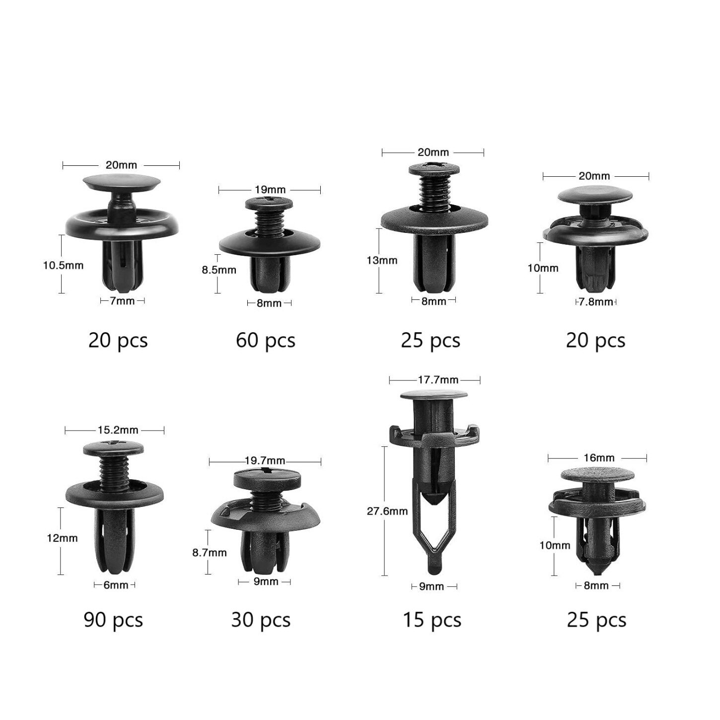 Kit demontat interior auto 4 piese, 620 clipsuri, 1 surubelnita ...