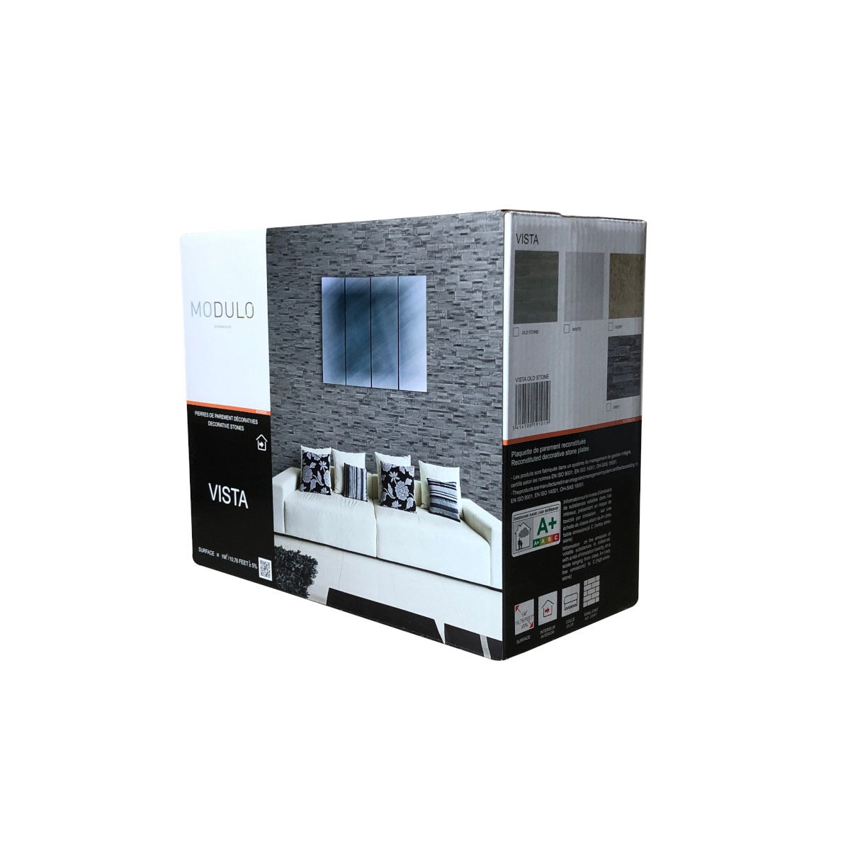 Piatra decorativa pentru interior MODULO Vista Grey, 1 mp - eMAG.ro