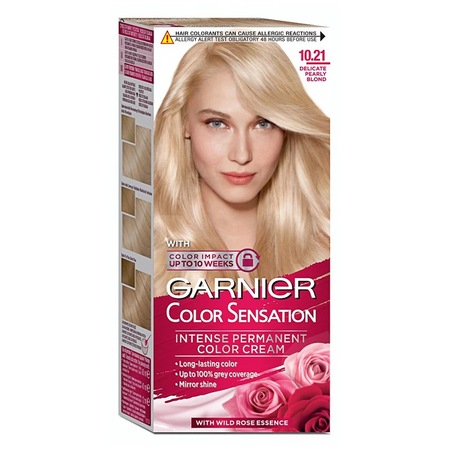 Set Vopsea de Par Permanenta cu Amoniac Garnier Color Sensation 10.21 ...