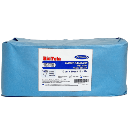Fasa Tifon, 10 CM X 10 M, 12 role, BioTela - eMAG.ro
