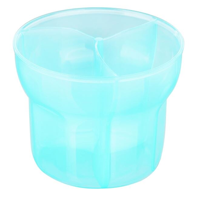 Dozator 2 in 1 pentru lapte praf, 3 compartimente, plastic, albastru - eMAG.ro