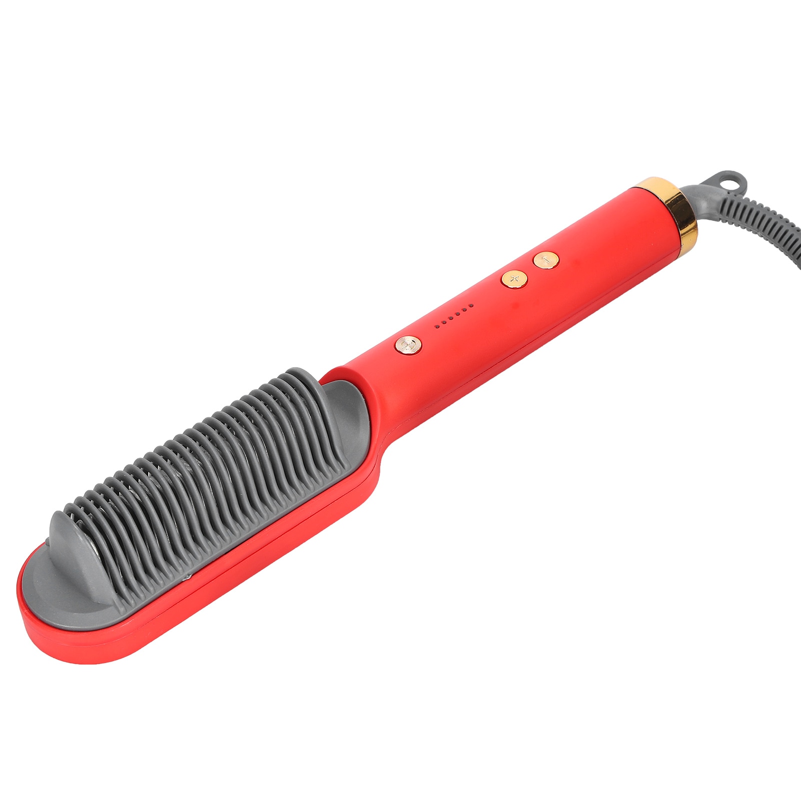 Perie de indreptat parul, UBX, cu LED-uri, control temperatura in 5 ...