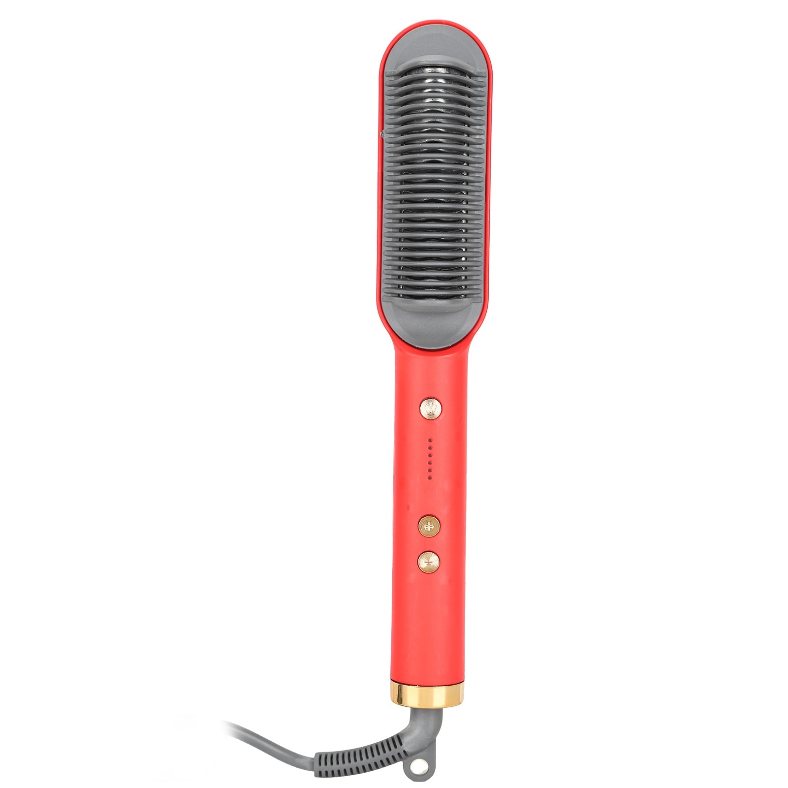 Perie de indreptat parul, UBX, cu LED-uri, control temperatura in 5 ...