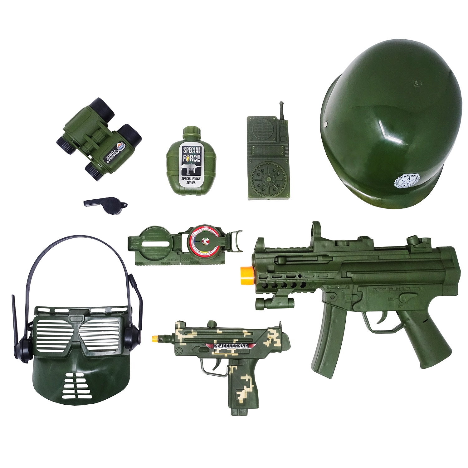 Set de Armata cu 10 piese, pentru copii, Salamandra Kids - eMAG.ro