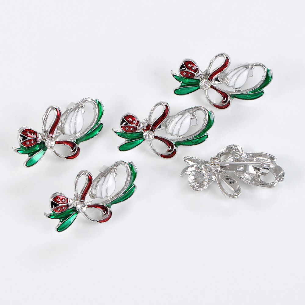 Set 5 brose martisor cu ghiocei, Meli Melo Paris - eMAG.ro