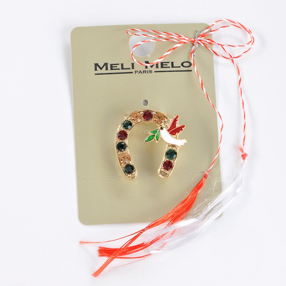 Set 5 brose martisor potcoava, Meli Melo Paris - eMAG.ro