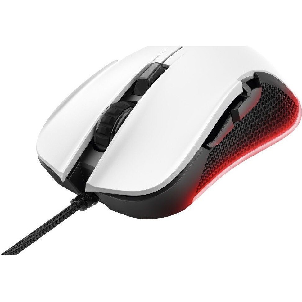 Mouse gaming GXT 922W YBAR, Trust, Iluminat LED, 7200 DPI, Alb/RGB ...