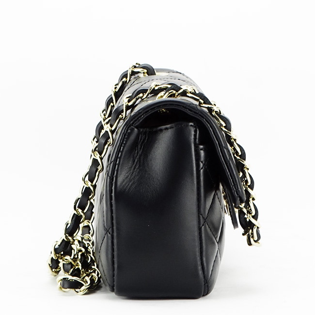 Geanta mica din piele naturala neagra TS64-15 123 Negru - eMAG.ro