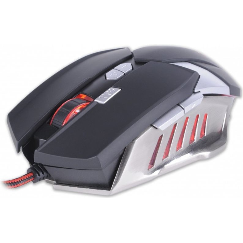 Mouse Destroyer, Rebeltec, 4000 DPI, Iluminat RGB, Negru/Argintiu - eMAG.ro