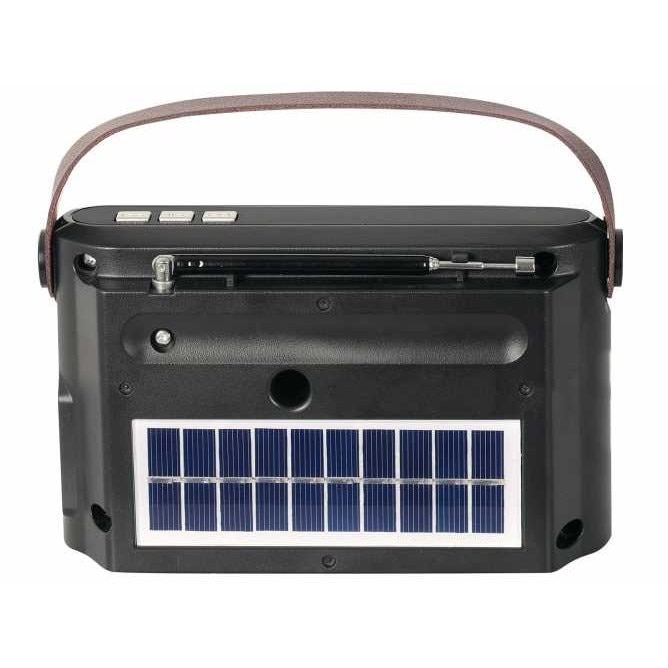 Radio portabil AM/FM/SW RA 7F25 BT, Bluetooth, USB, panou solar, micro ...