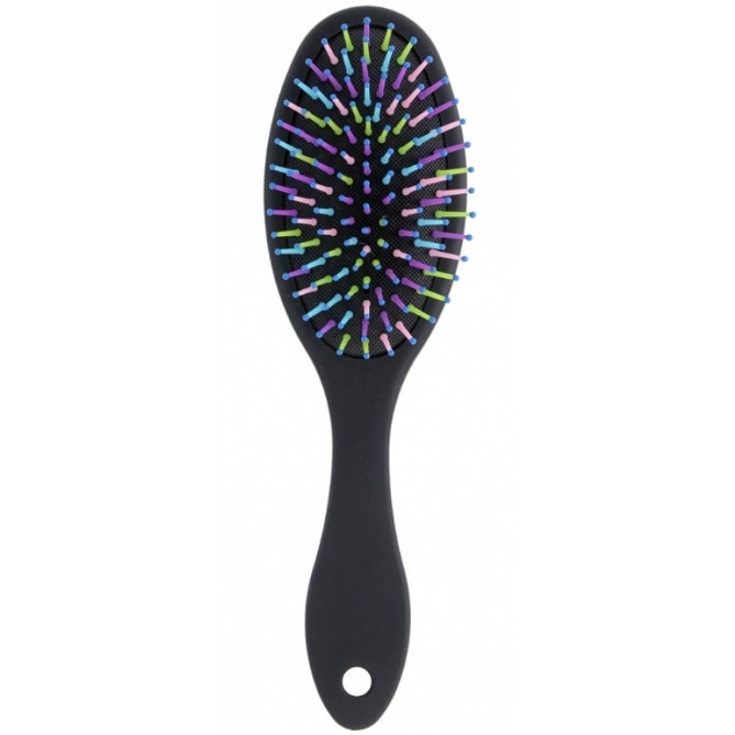 Perie ovala par, Plastic, Peri colorati, Multicolor - eMAG.ro