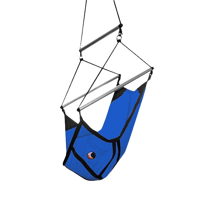 Scaun hamac pentru copii, TigerWood, Albastru - eMAG.ro