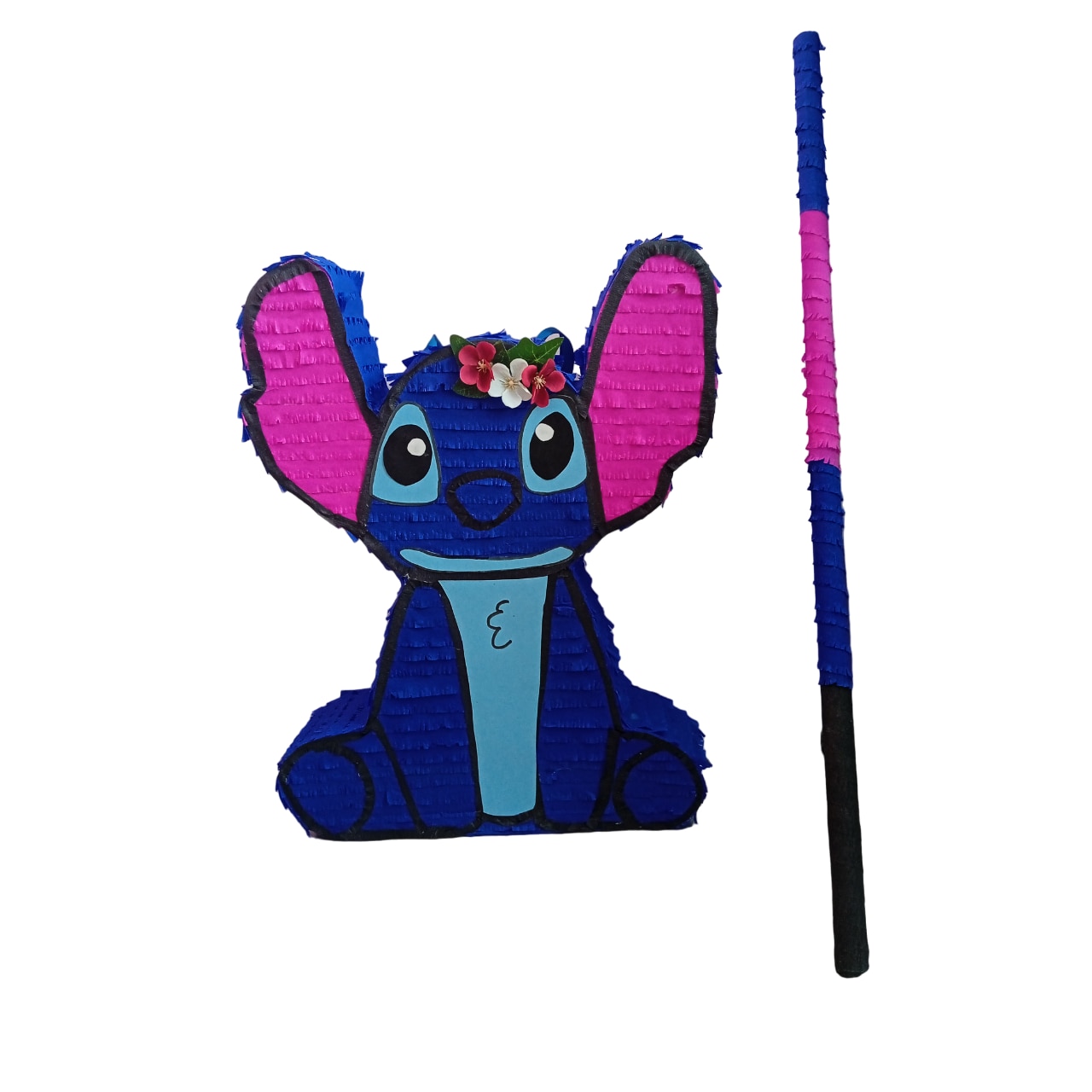 Pinata model Stitch, 60 cm, albastru indigo - eMAG.ro