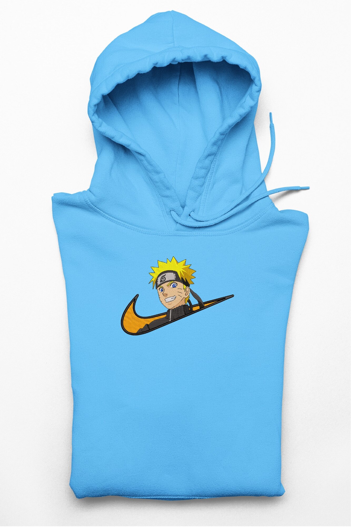 Hanorac anime brodat cu Naruto v2 din Naruto, albastru_deschis - eMAG.ro