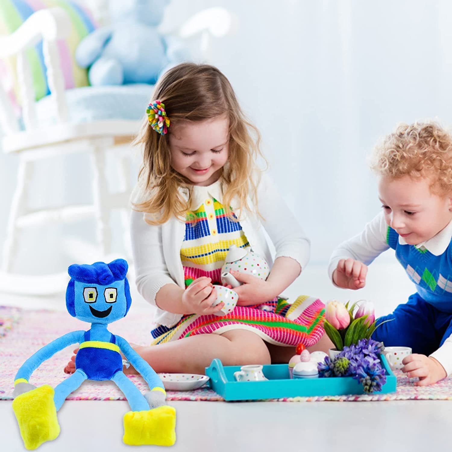 Set 2 jucarii de plus Huggy Wuggys, HNSMART, Multicolor - eMAG.ro