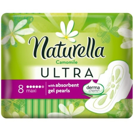 Absorbante, Naturella, Ultra maxi, 8 bucati, Verde - eMAG.ro