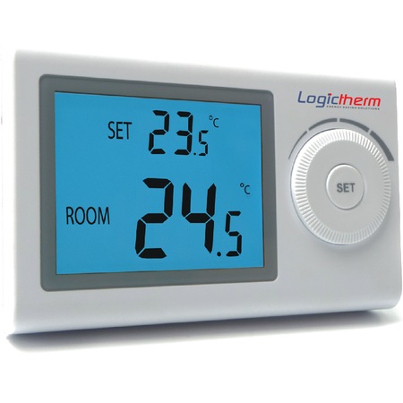 Termostat de ambient cu fir Logictherm R3, digital, ecran LCD iluminat - eMAG.ro