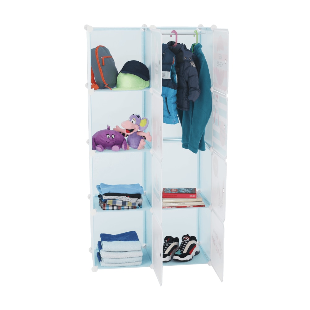 Dulap modular pentru copii DacEnergy©, 6 compartimente, functional, 75 ...