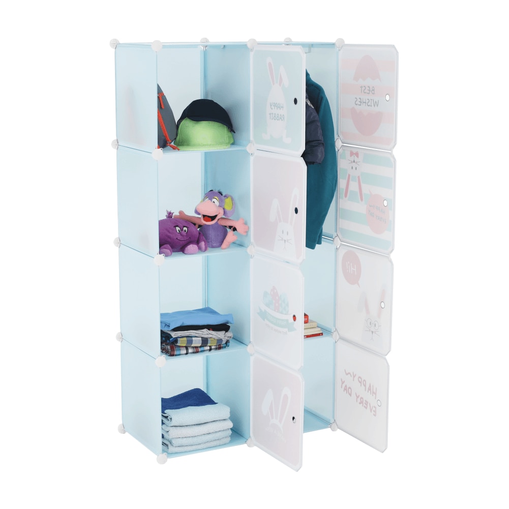 Dulap modular pentru copii DacEnergy©, 6 compartimente, functional, 75 ...
